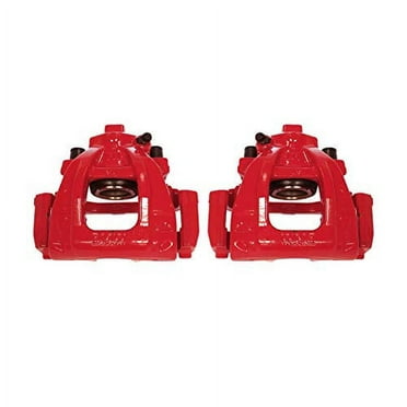 Power Stop Front Pair of Red Powder Coated Calipers S2668 - Walmart.com
