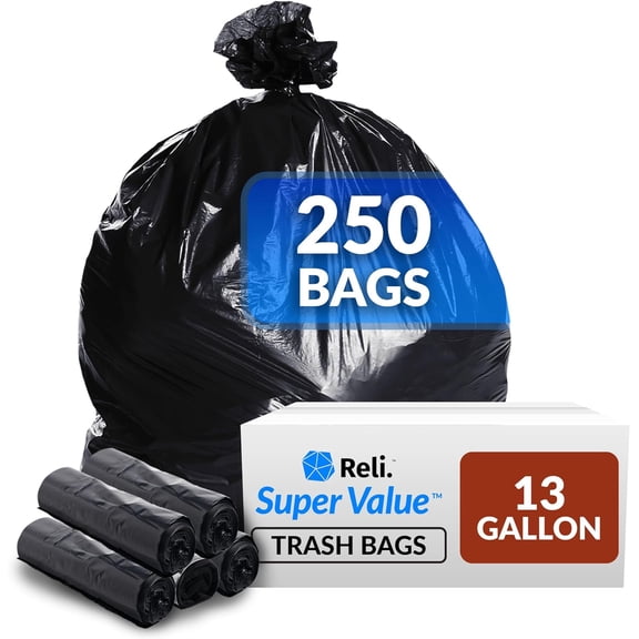Glad ForceFlex Drawstring Tall Kitchen Trash Bags, 13 Gallon, 110 Count ...