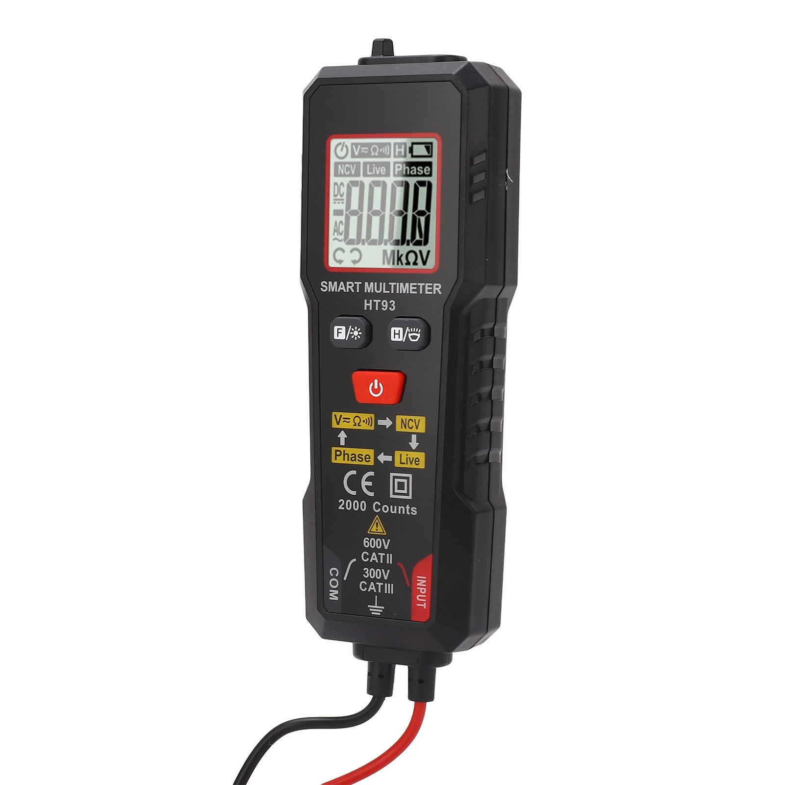 Probador Multímetro Digital, Ahorro de Tiempo de Seguridad de Voltaje ...