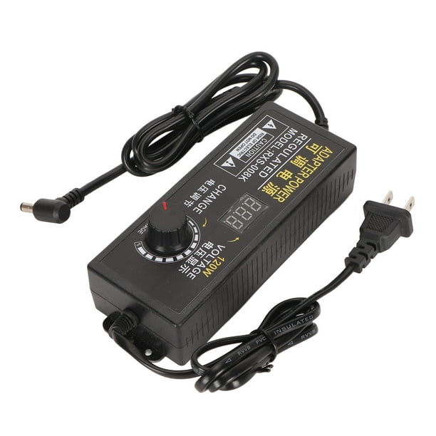 External Power Adapter, 24V 5A Variable Power Supply Adapter Universal ...
