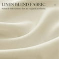 Beige Cream Semi Sheer Curtains 80 Inch Length for Living Room Dining 2 ...