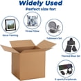 Tivkeber 12x12x12 Shipping Boxes 10 Pack, Brown Corrugated Cardboard ...