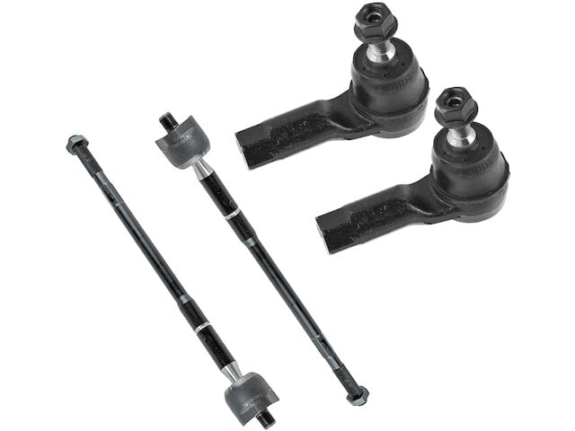 Front Tie Rod End Set 4 Piece - Compatible with 2007 - 2017 Mitsubishi ...