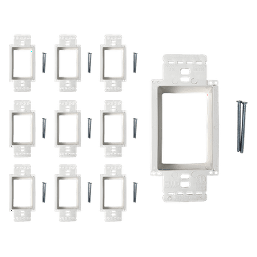 BestMounts - Electrical Power Outlet Box Extender Kit – Single Gang Box ...