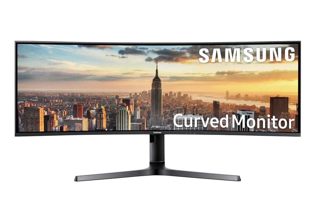 SAMSUNG 43" Class Curved widescreen WQHD PLS Panel 3,840 x 1,200 ...