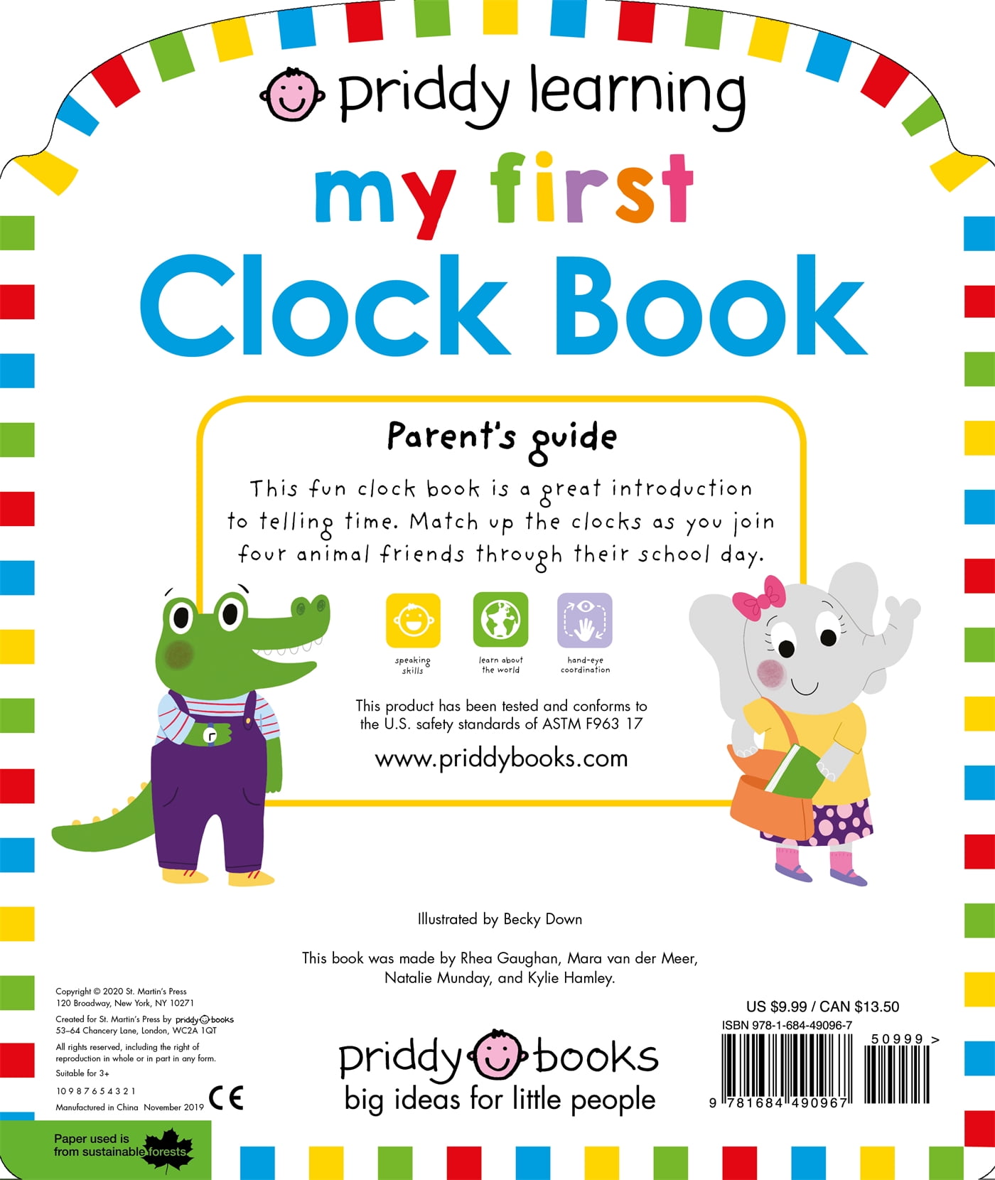 Buy My First Priddy: Priddy Learning: My First Clock Book : An ...
