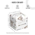 Leather Tissue Box Cover Square - boho cow skull arrows Indian ...