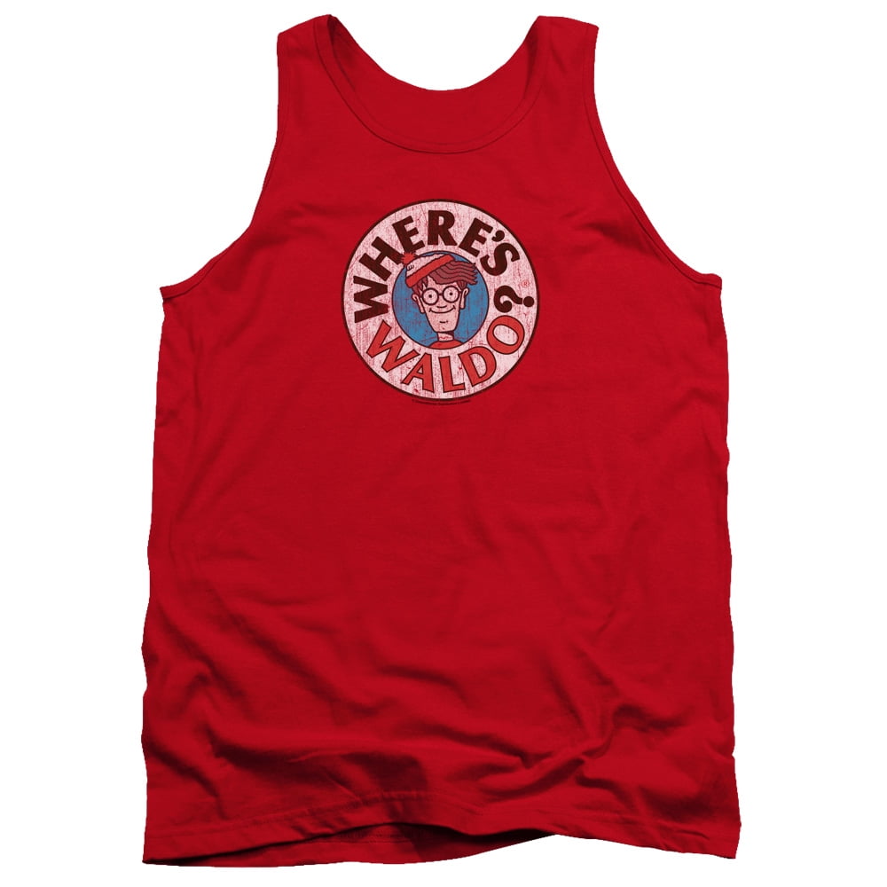 Wheres Waldo/Waldo Logo Adult Tank Top - Walmart.com
