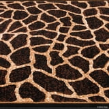 Allstar Black Woven High Quality Rug, Raw Natural Animal Skin Design ...