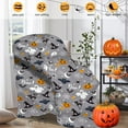 Halloween Blanket Funny Ghosts with Pumpkins Spiderwebs Bats and Black ...
