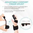 Fibee Trigger Finger Splint, Adjustable Pinky Finger Support Brace, Arthritis Relief S/M ...