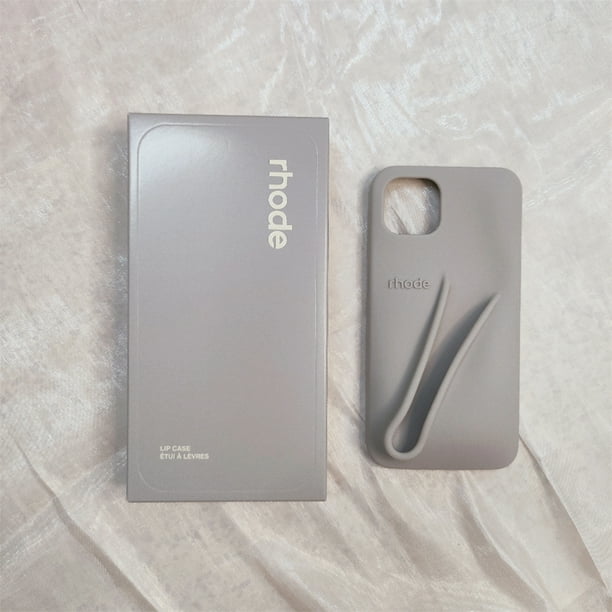 Rhode Lipstick Phone Case for iPhone (Grey Without Lipstick,for iPhone ...