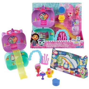 Gabby’s Dollhouse, Mermaid-lantis Spa Science Figure Furniture Pack - Walmart.com