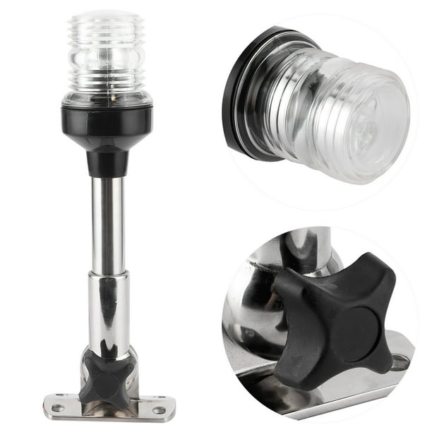 Anchor Light, 9Inch 12V/24V Navigation Anchor Lights, All Round Power-Saving for Boat Yacht ...