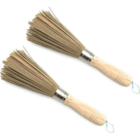 Bamboo Long Handle Cleaning, Cleaning Brooms Wok Brush Bamboo Pans ...
