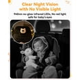 Baby Car Camera for 2 Kids – 7.2” Ultrawide Split-Screen Monitor with ...