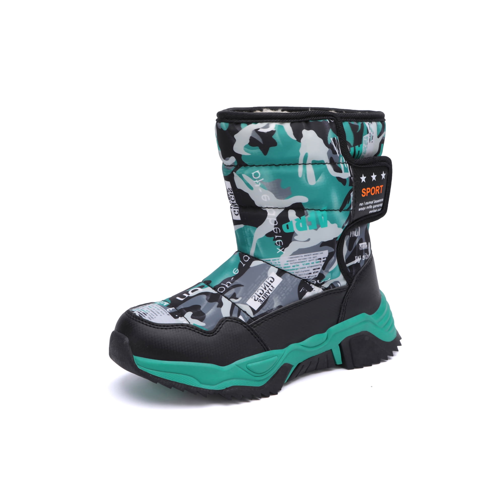 Click here for Woobling Boys Winter Boot Plush Lined Warm Shoes M... prices