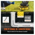 Sewer Camera Pipe Inspection Camera 9-inch 720p, 230ft Cable, Drain ...
