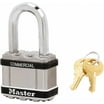Master Lock Keyed Padlock, 7/8 in,Rectangle,Black 6121LJ - Walmart.com