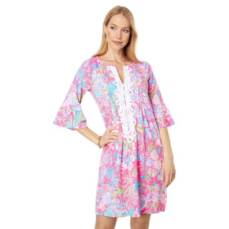 Lilly Pulitzer Krysta Dress Pink Isle Shell Me Something Good SM ...