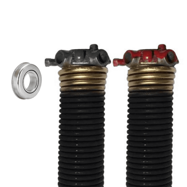 Garage Door Torsion Springs (250 x 1.75 x 33) - Pair | 1" Steel Bearing ...