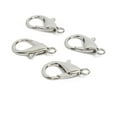 Cousin DIY Silver Lobster Clasp, 4 Pc, Large Metal Clasp, 16 x 30mm ...
