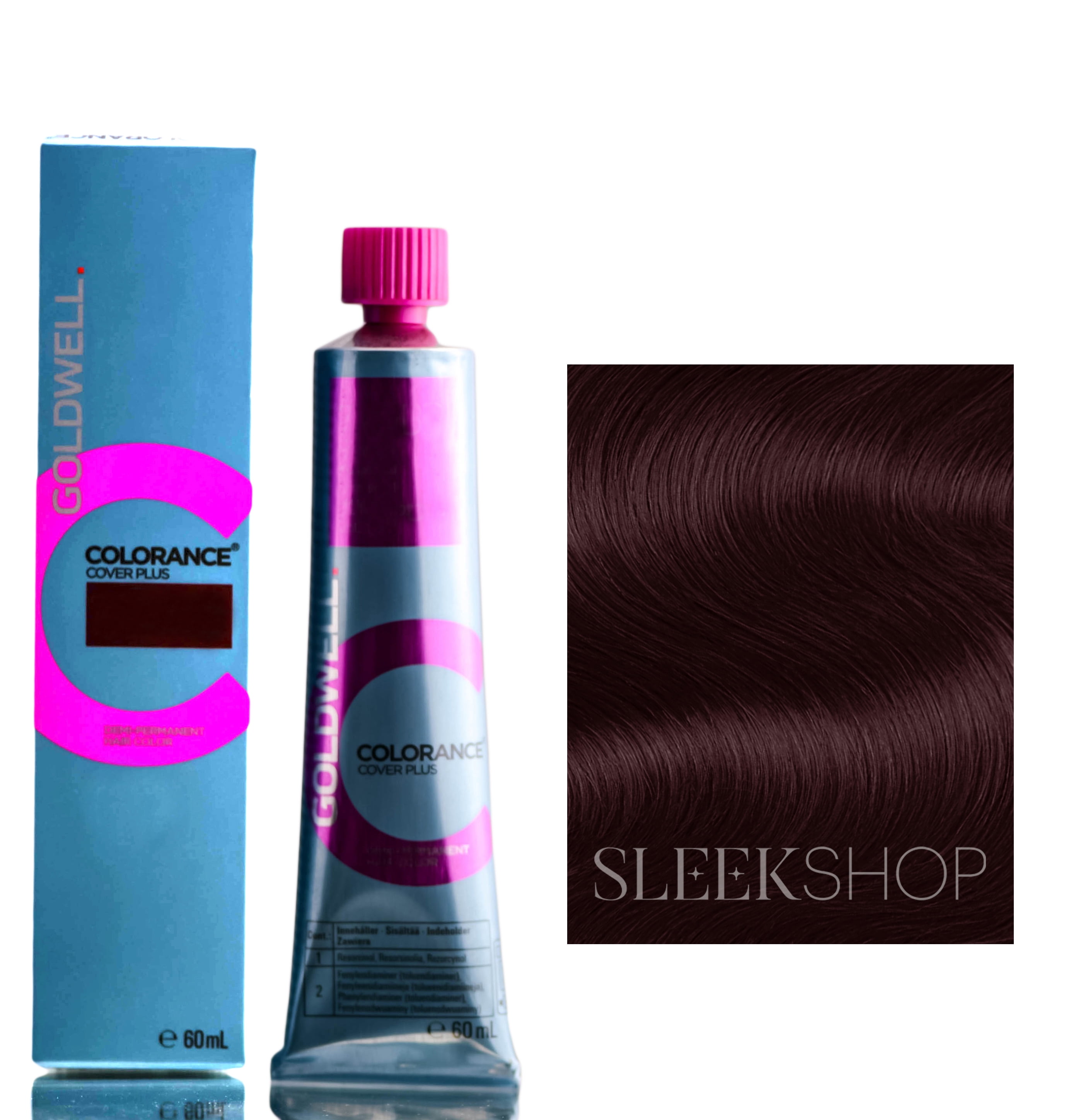 4N@KK Mid Brown @ Intense Copper , Goldwell Colorance Demi-Permanent ...