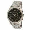 Emporio Armani Men's Chronograph Classic Black Leather Strap Analog ...