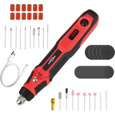 HART 20-Volt Cordless Rotary Tool with 33 Accessories (Battery Not ...