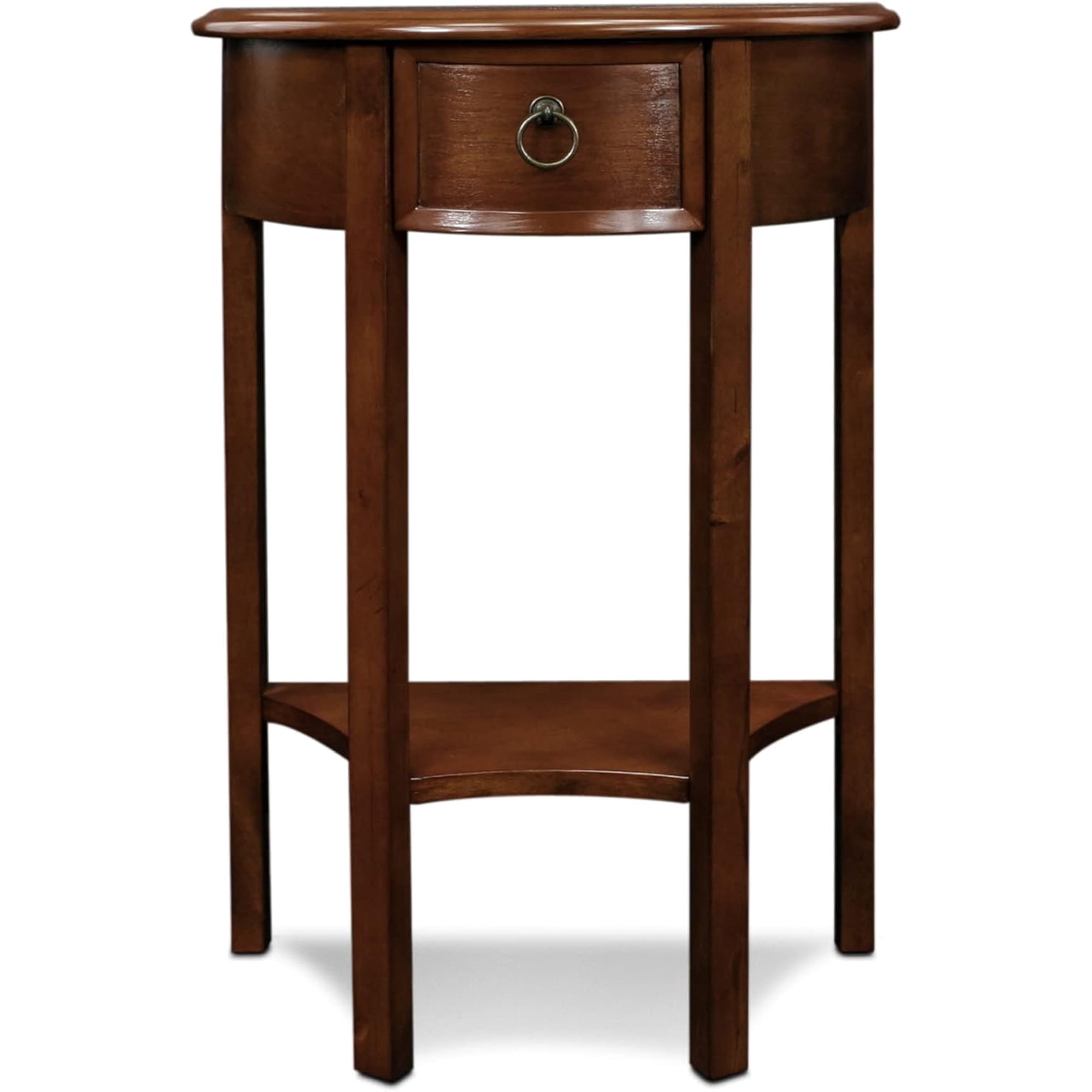 Click here for Leick Home Leick Furniture Demilune Wood Hall Stan... prices