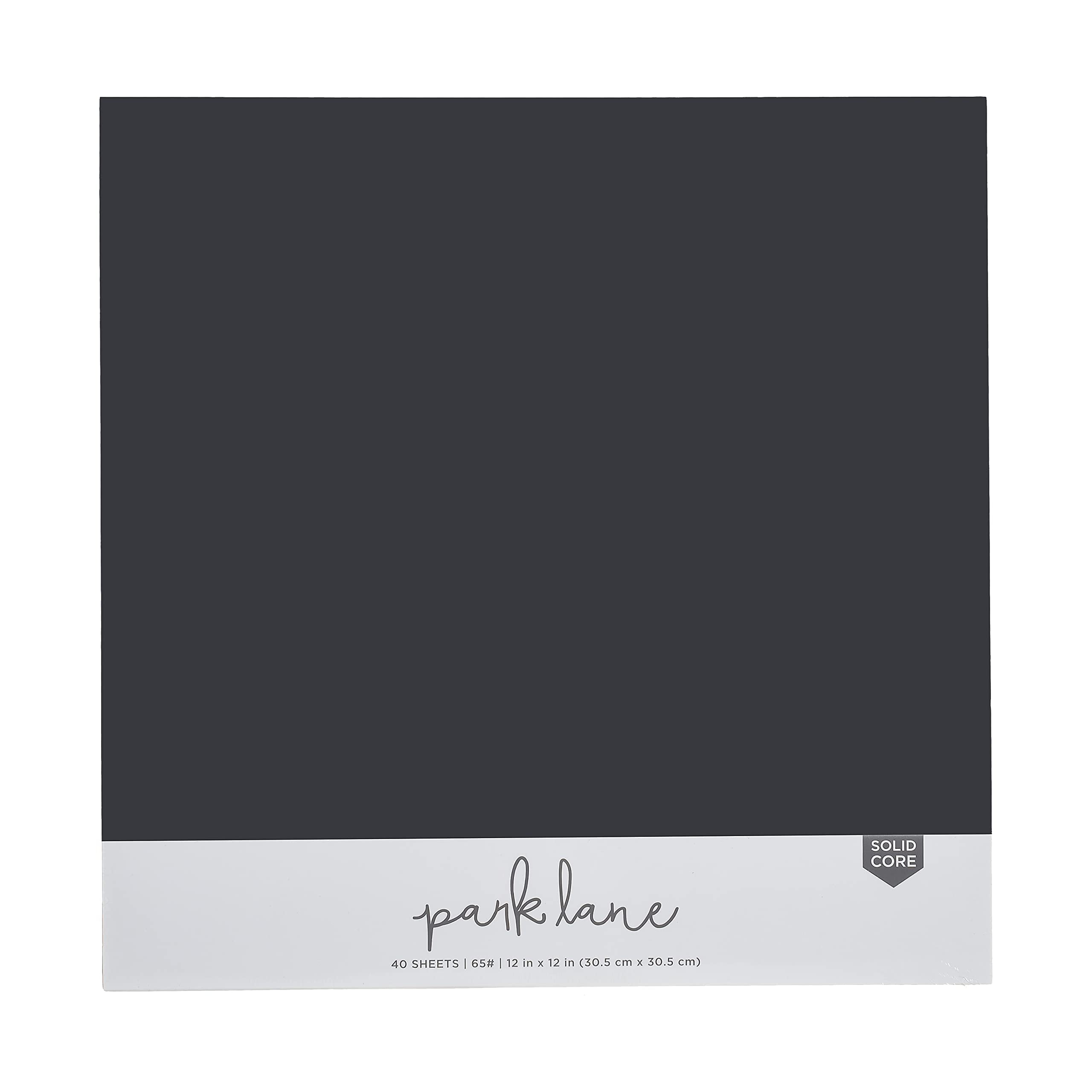12x12 Black Cardstock Paper Pack - Black Scrapbook Paper 65lb - Double ...