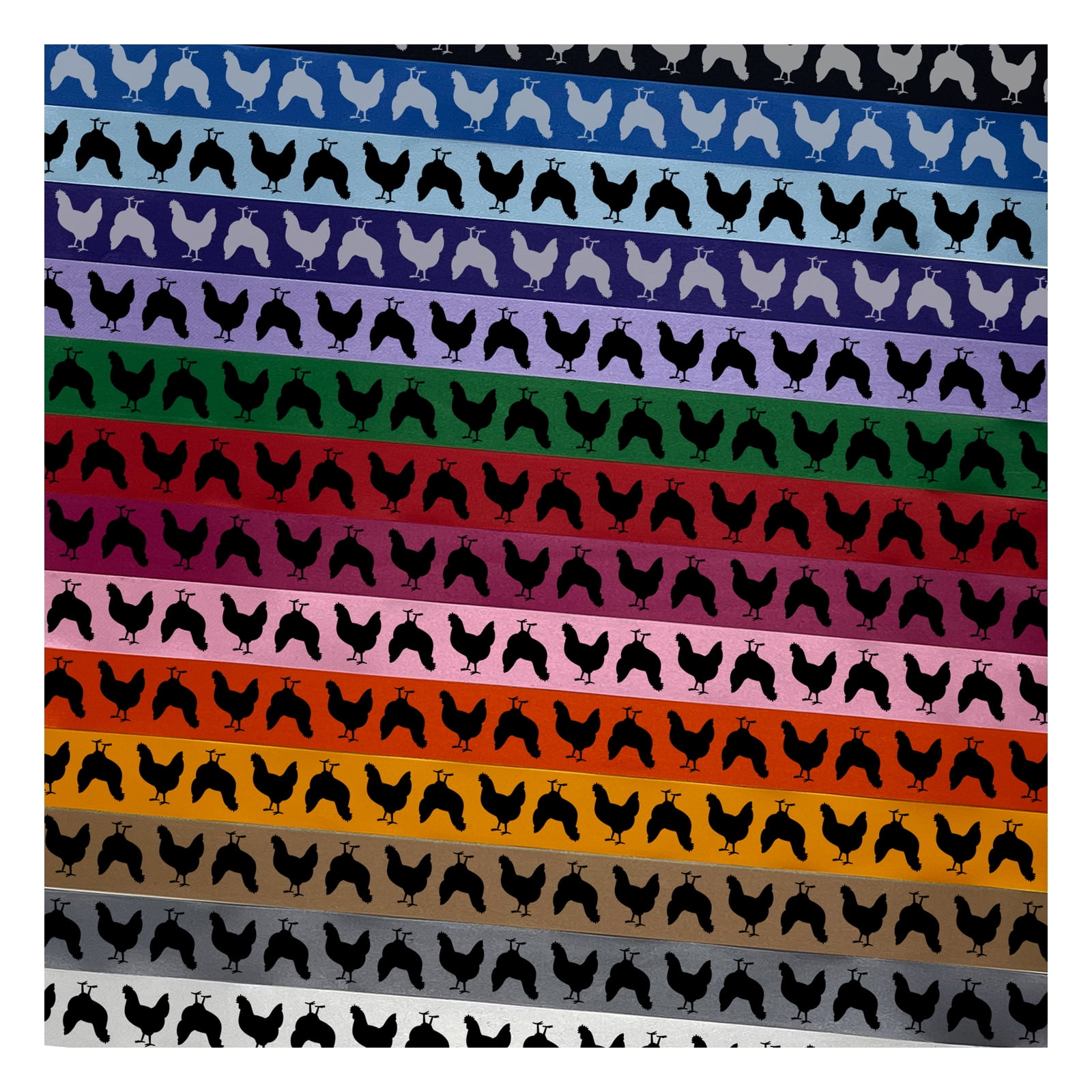 Chicken Standing Solid Satin Ribbon for Gift Wrapping Bows Craft DIY ...