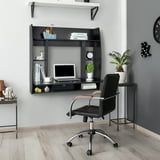 Ktaxon Compact Wall Mount Computer Desk for Small Space with Floating ...