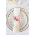 Artificial Silk Flower Heads Blue Pink 125 Count Floral Craft and Home ...