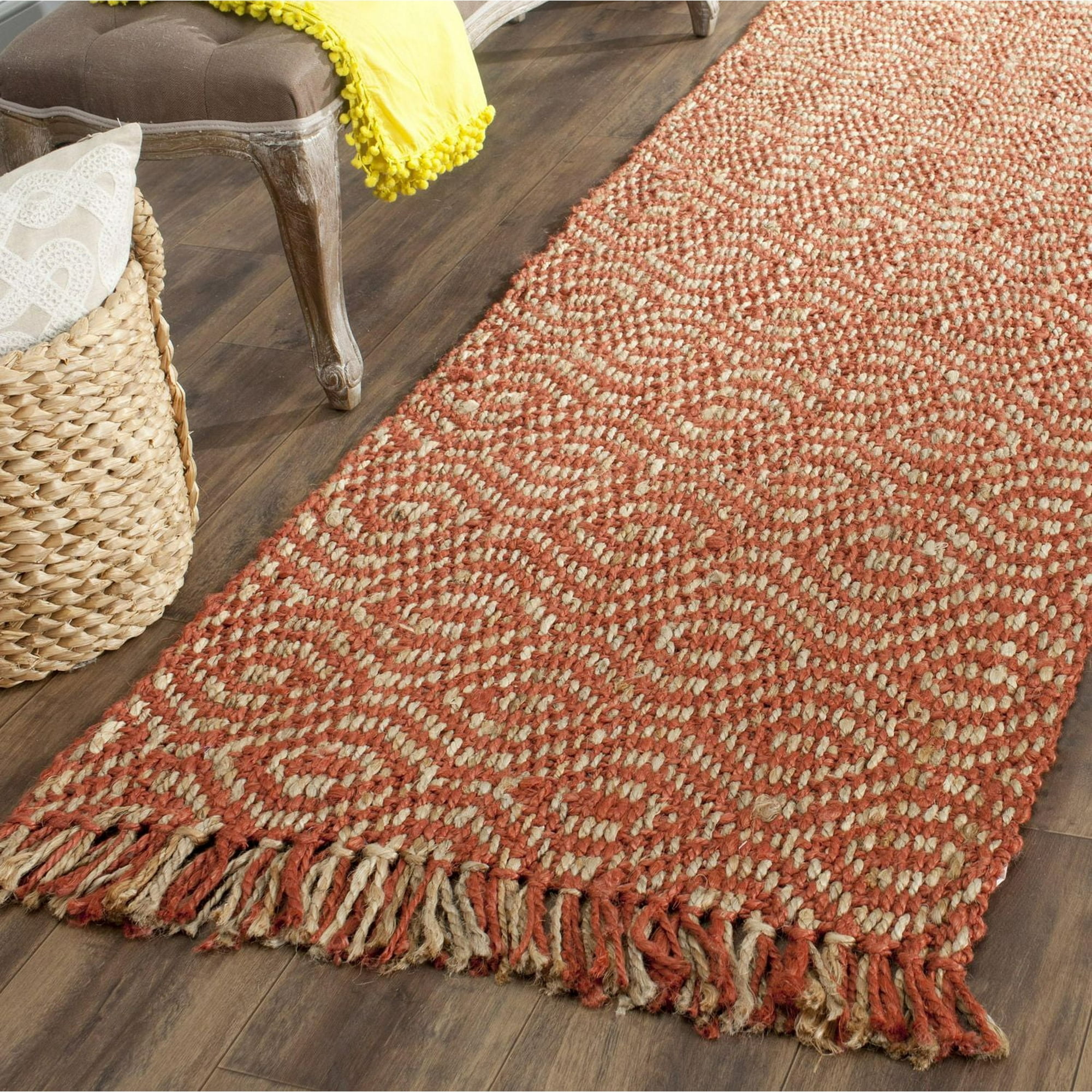 Safavieh Natural Fiber Linden Geometric Area Rug 26 X 12 Runner