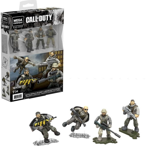 MEGA Construx COD Call of Duty Tactical Team Mini Figures Building Kit ...