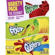 Betty Crocker Fruit Roll-Up, Variety Pack, Strawberry & Tropical Tie ...