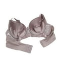Bras for Women Plus Size Underwire Bra Seamless Full Coverage Lace Trim ...