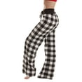 Just Love Womens Lounge Pj Print Buffalo Plaid Sleepwear Pants Plus