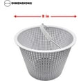 Poolzilla 1 Pack 8" Weighted Skimmer Basket for SP1070, Heavy Duty ...
