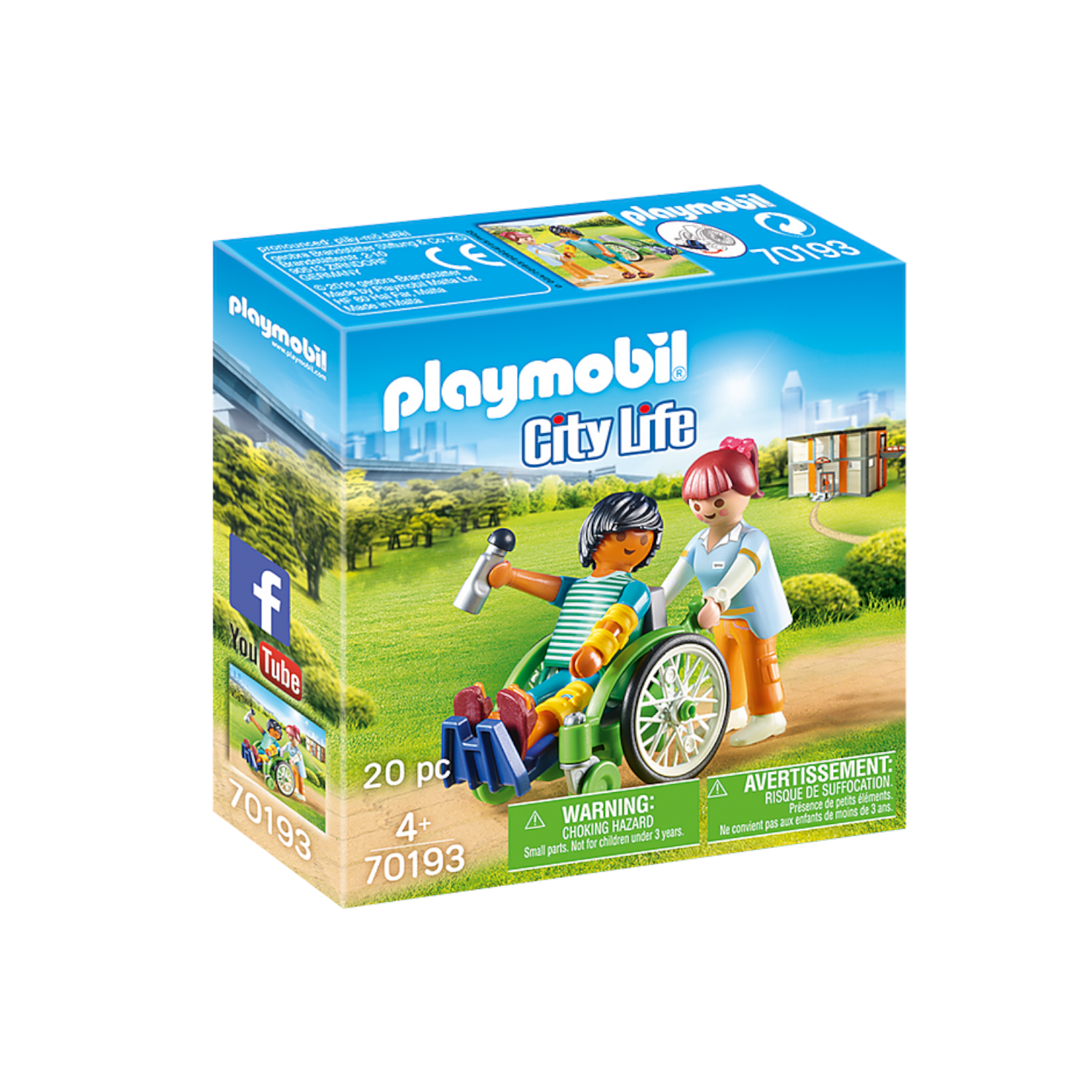 Click here for Playmobil - 70193 City Life: Patient In Wheelchair prices