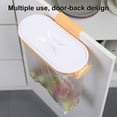 kiskick Over the Door Trash Bag Rack - Good Load Capacity with Lid - PP ...