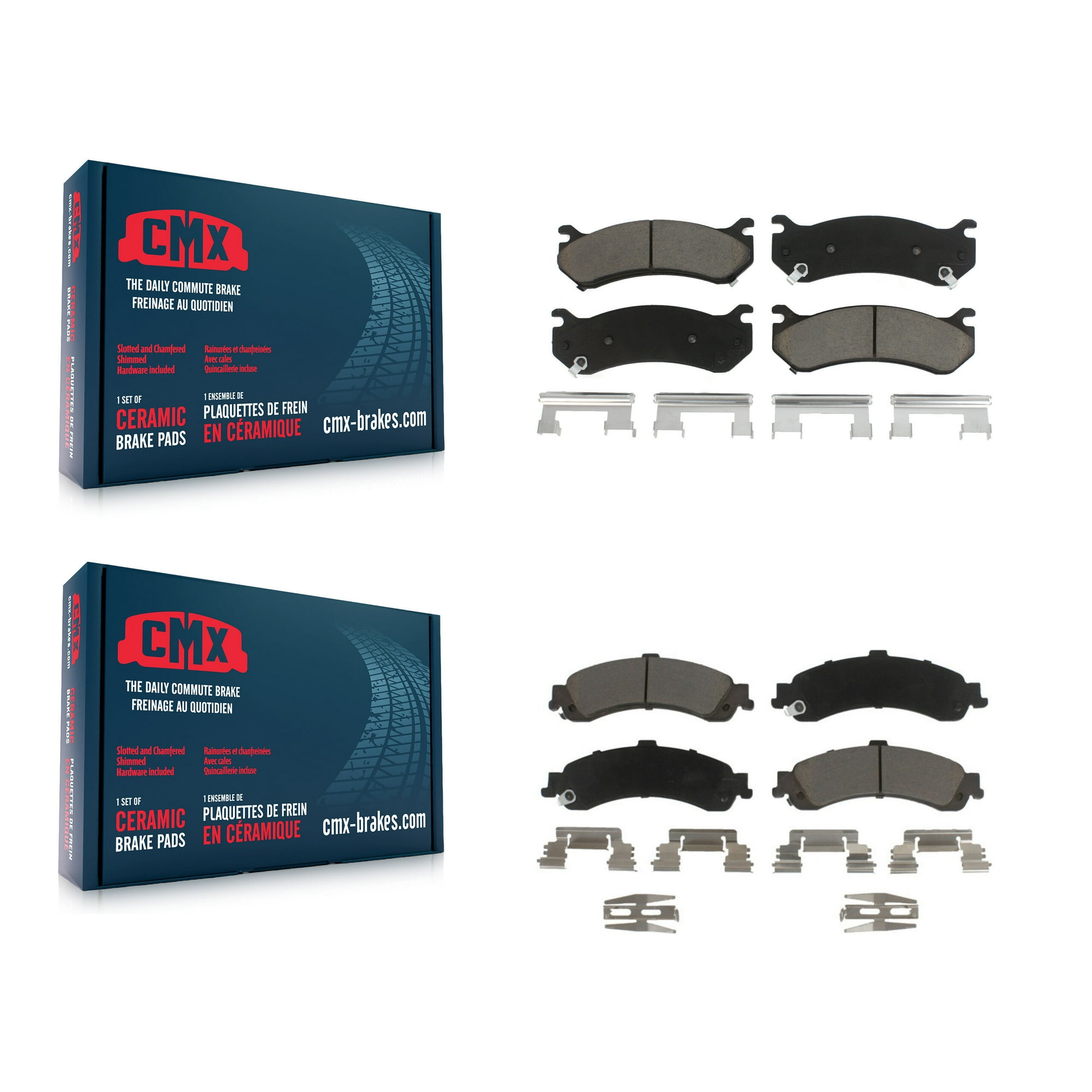 Click here for Cmx Front Rear Ceramic Brake Pads Kit For Car Chev... prices