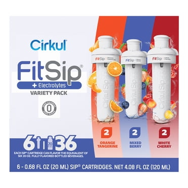 Cirkul Hydrate Flavor Cartridges, Energy Drink Mix, Refreshing Random ...