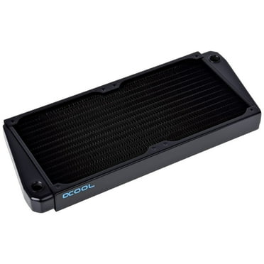 Alphacool NexXxos XT45 Full Copper Radiator 280, 140mm x 2, Dual Fan ...