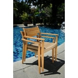 Qty 4 - Grade-A Teak Wood Luxurious Solo / Single Amilo Stacking Arm ...