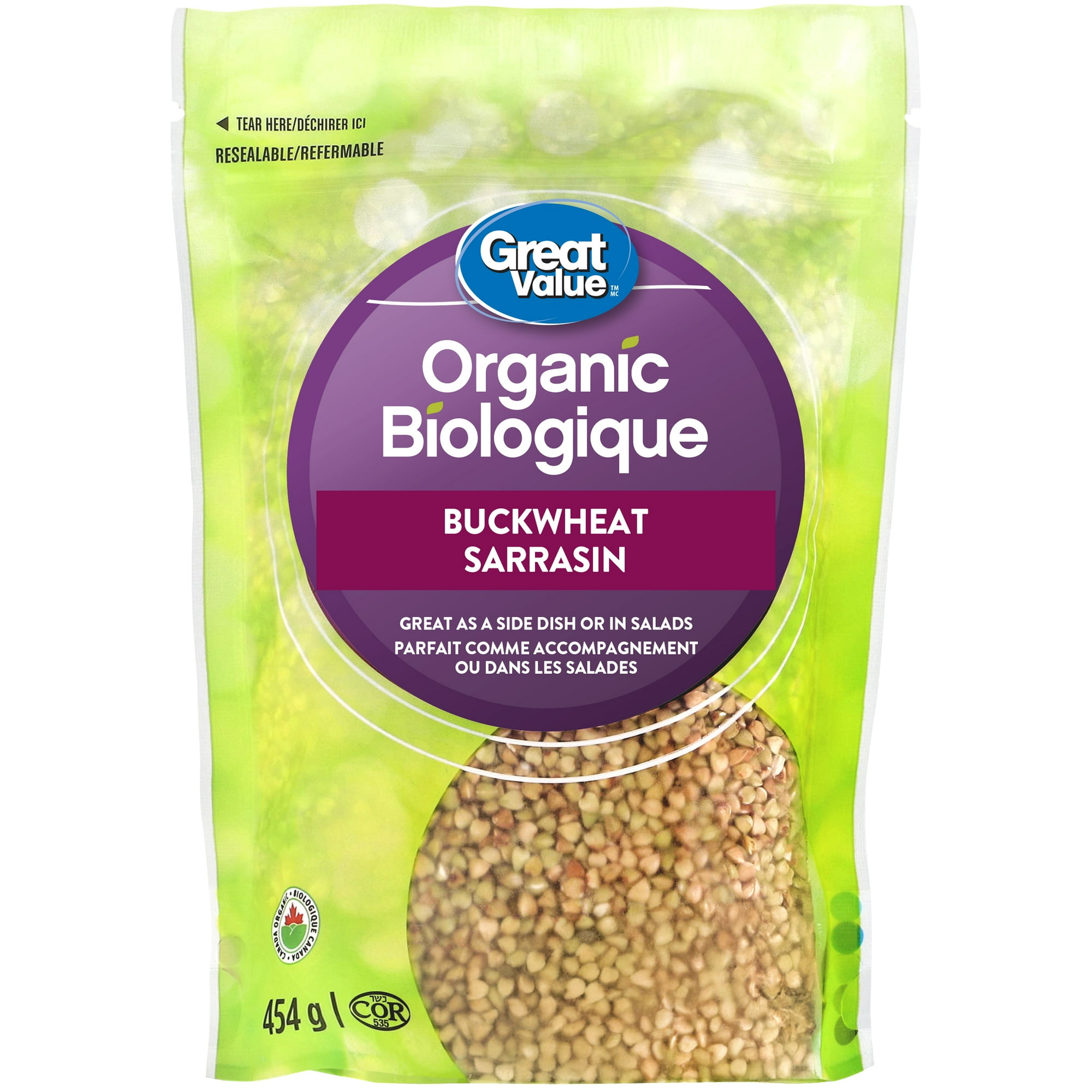 Click here for Great Value Organic Buckwheat 454 G prices