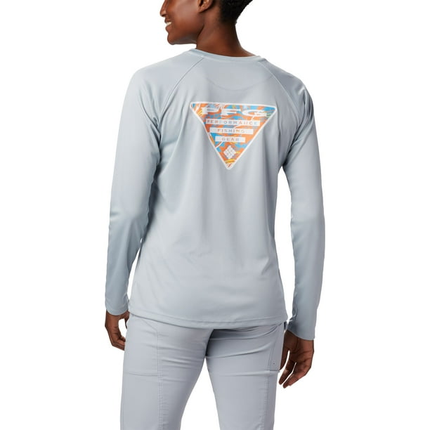 Columbia - Columbia Women's Tidal PFG Printed Triangle Long Sleeve T ... Columbia - Columbia Women's Tidal PFG Printed Triangle Long Sleeve T ...