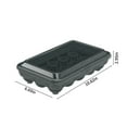 15-Egg Refrigerator Storage Box Drawer Dispenser, Durable Plastic ...
