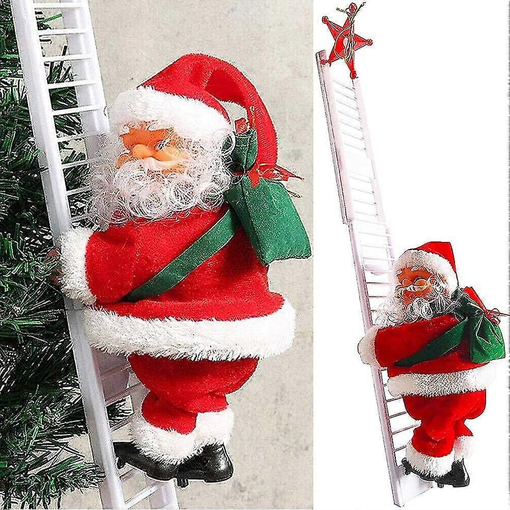 2024 Suitable Santa Climb the Ladder, Sing Santa Claus, Automatically ...